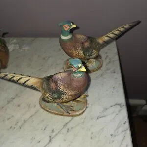 Lefton China | Accents | Vintage Lefton Japan Pheasant Figurines Pair ...